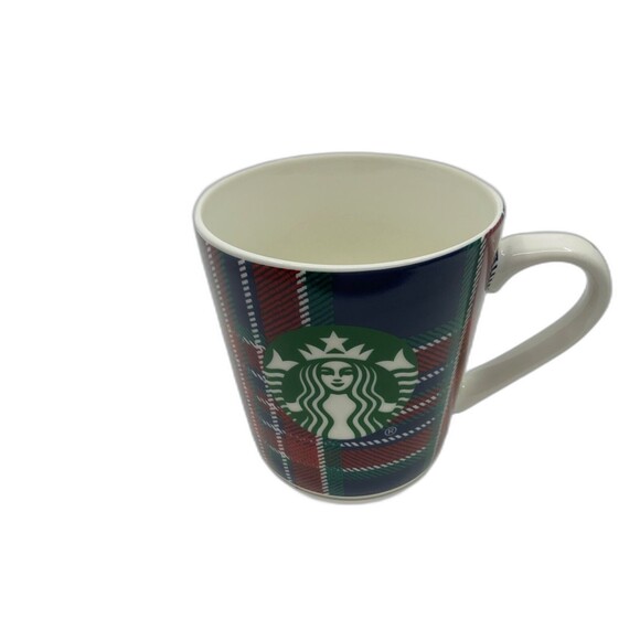 Starbucks | Dining | Starbucks Coffee Tea Cocoa Mug Cup 27 Tartan Plaid ...